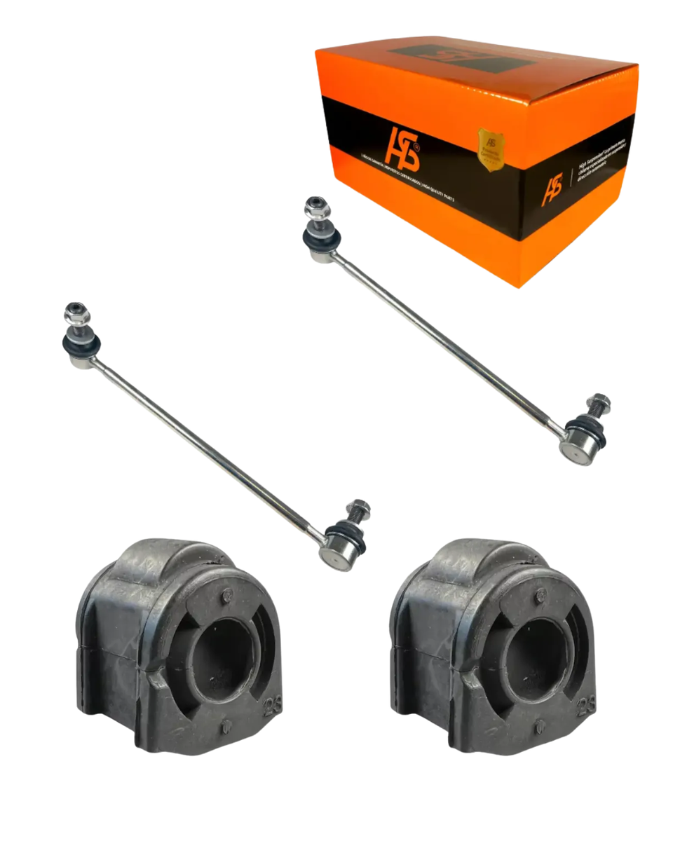 Kit 2 Bieletas + 2 Bujes Barra Estabilizadora Delantera Subaru WRX / L ...